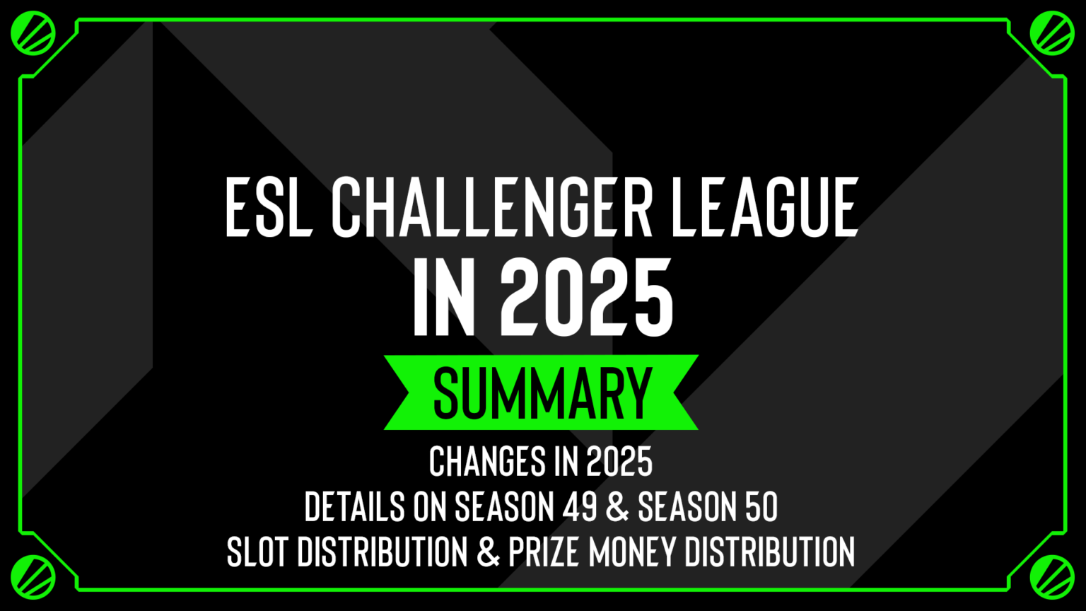 ESL Challenger League in 2025 - ESL Pro Tour